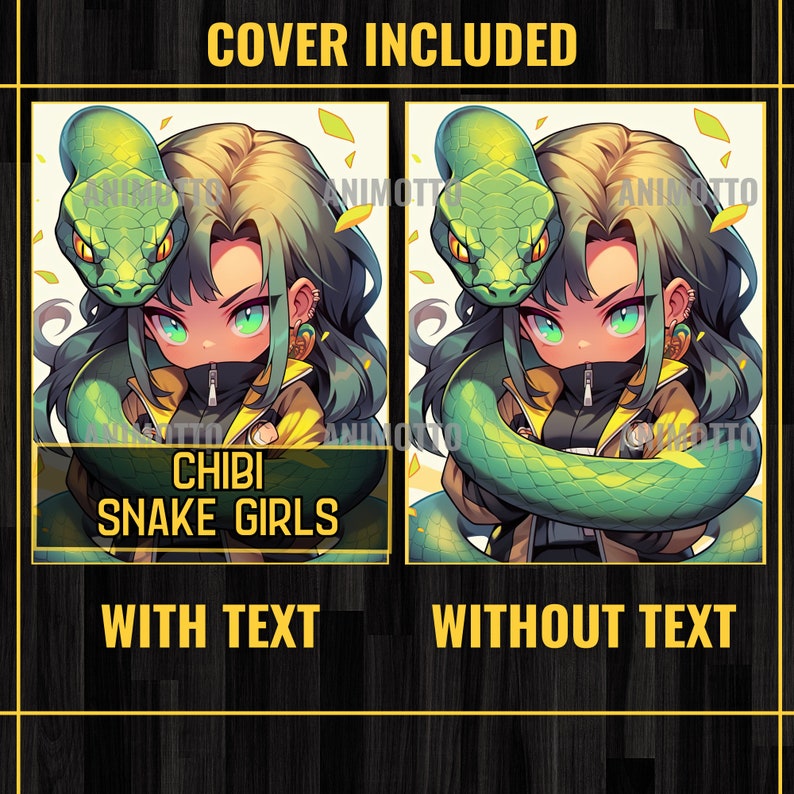 Chibi Snake Girls Anime Adult Coloring Book 50 Medusa Coloring - Etsy