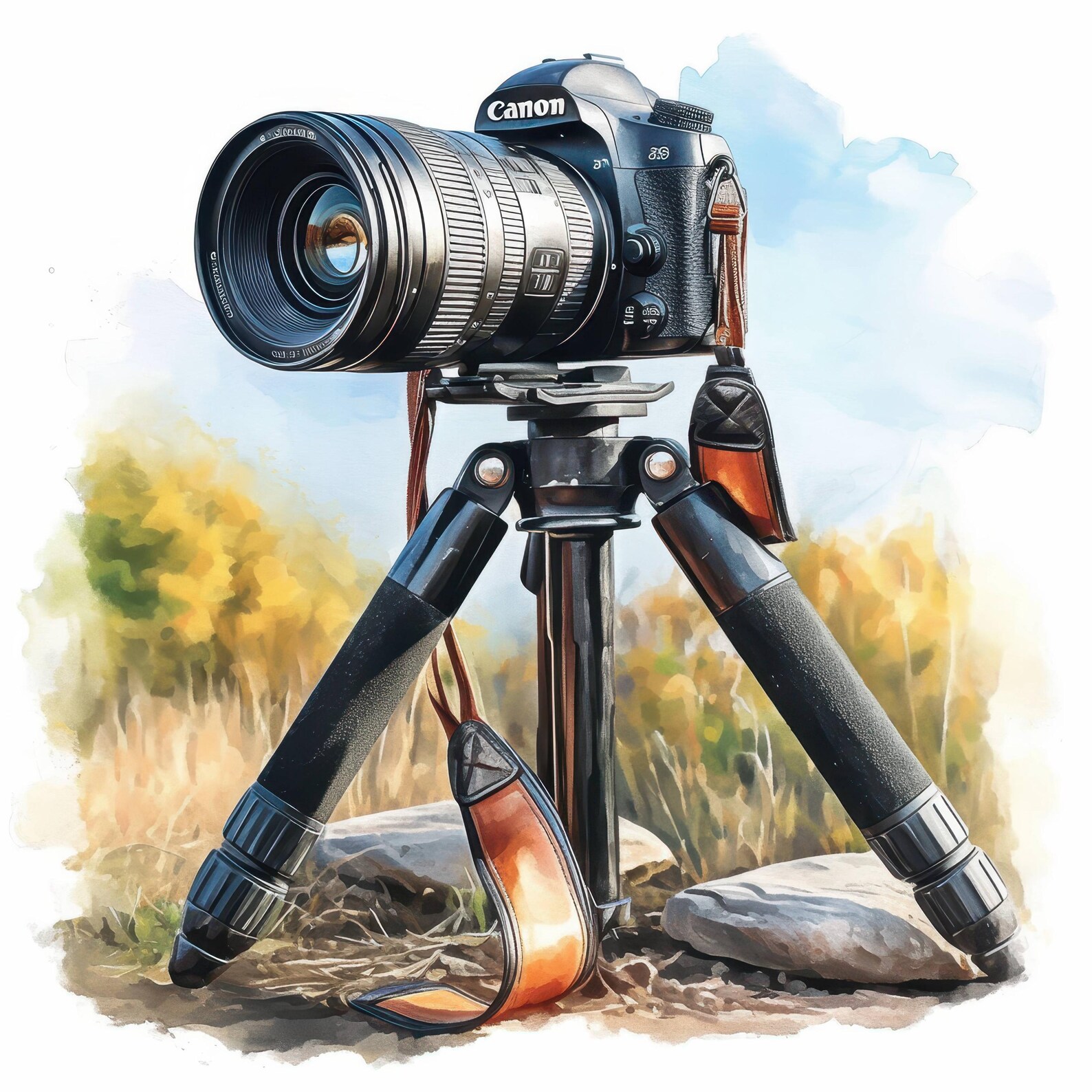 11 Camera and Tripod Clipart Set, Photographing Graphics, Printable ...