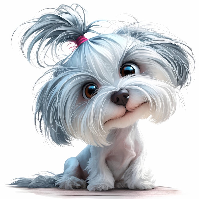 13 Funny Dogs Clipart Bundle, Frazzled Dogs Animals Card Making, High ...