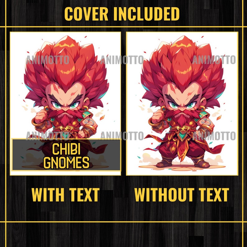 Chibi Anime Dwarfs Adult Coloring Book 75 Kawaii Coloring Pages ...