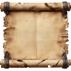 14 Fantasy Scrolls Clipart Bundle, Medieval Paper Illustrations ...