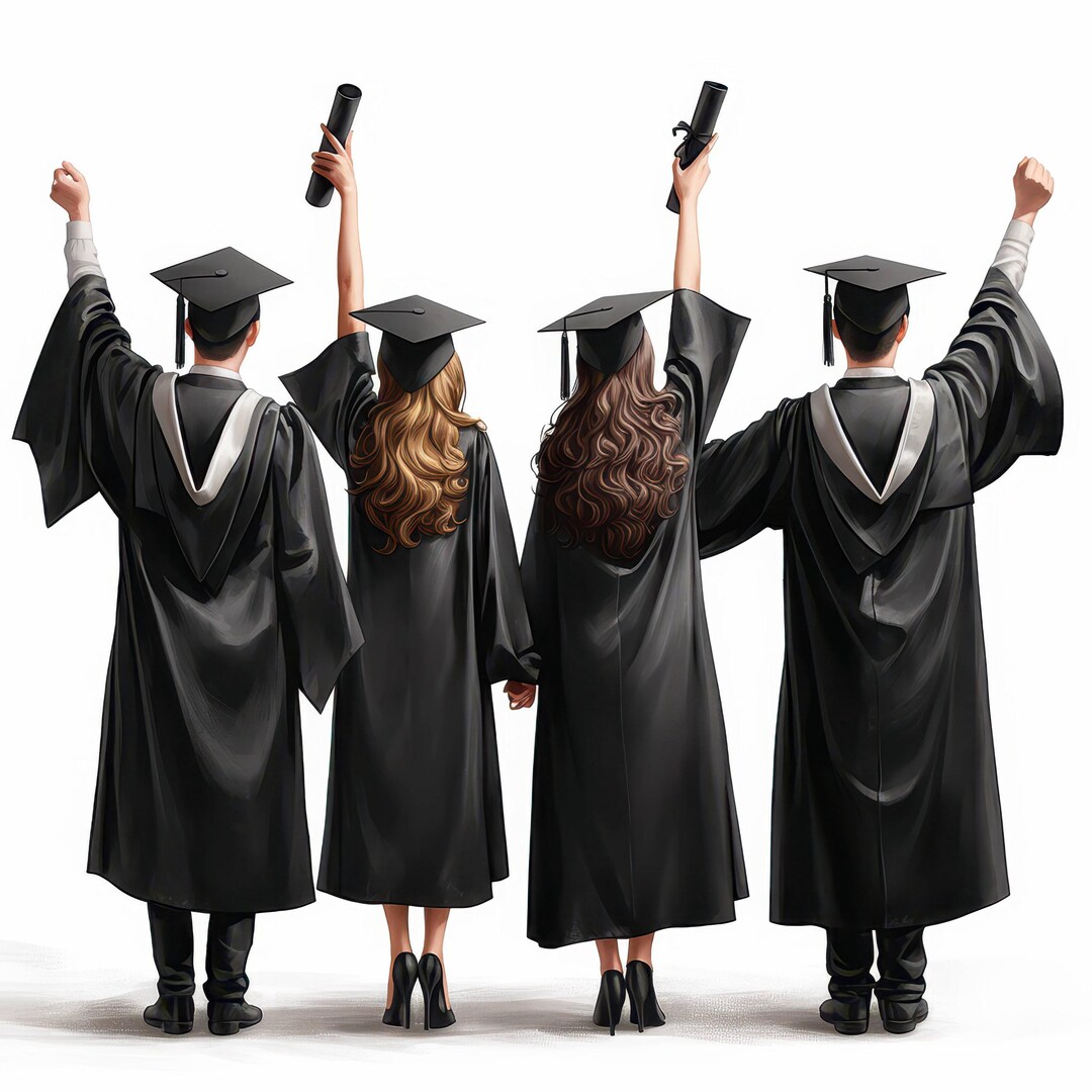 21 Graduation Collection Clipart Bundle, Student Illustration ...