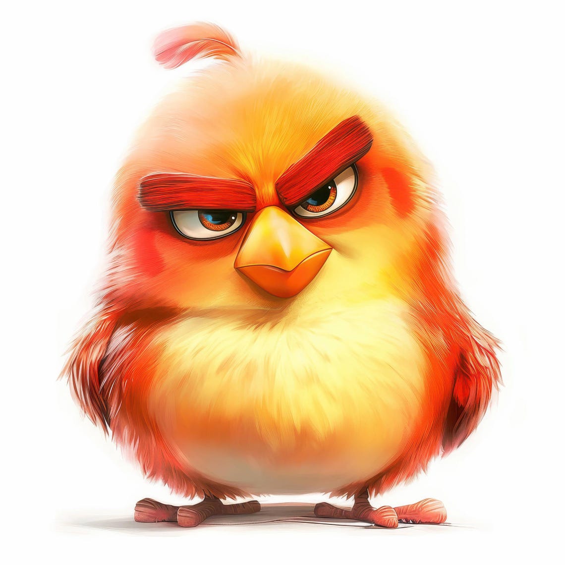 16 Cute Grumpy Birds Clipart Bundle, Bird Prints Illustrations ...