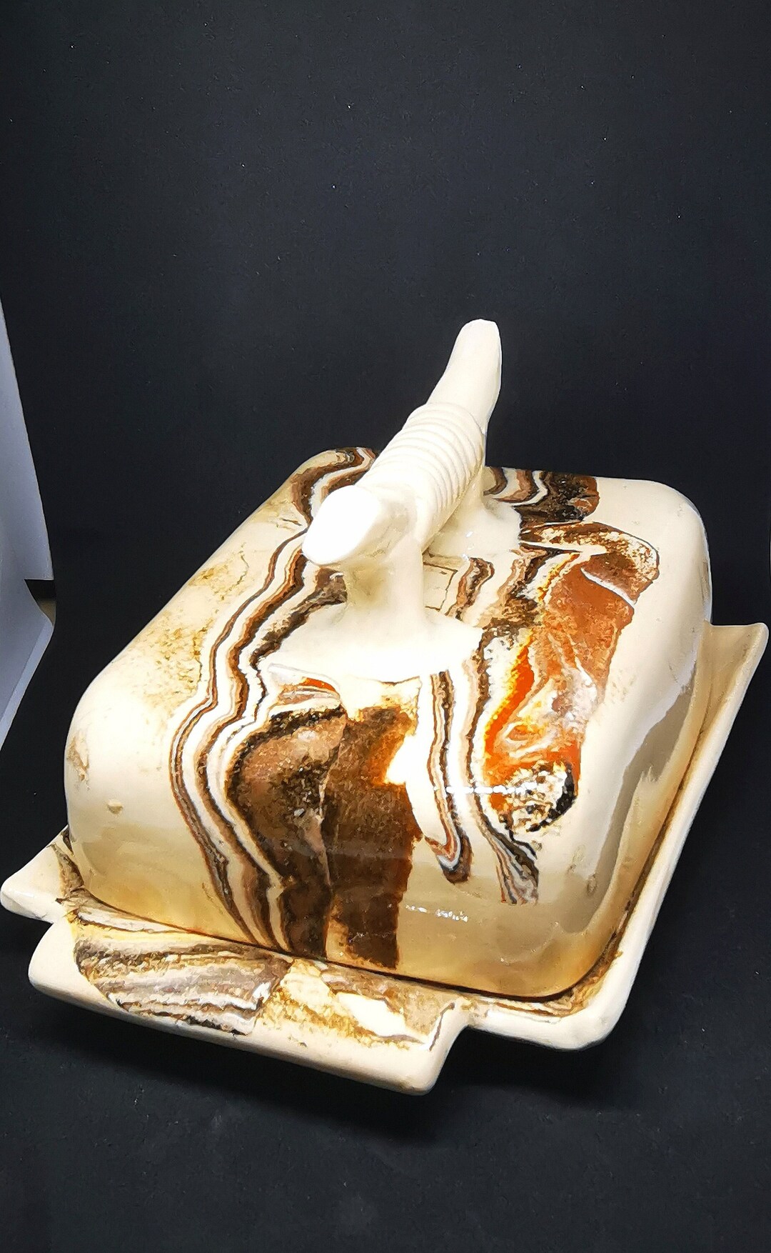 Rare Vintage Ceramic Buttermilk Container Jar for Butter. Made in 1990s ...