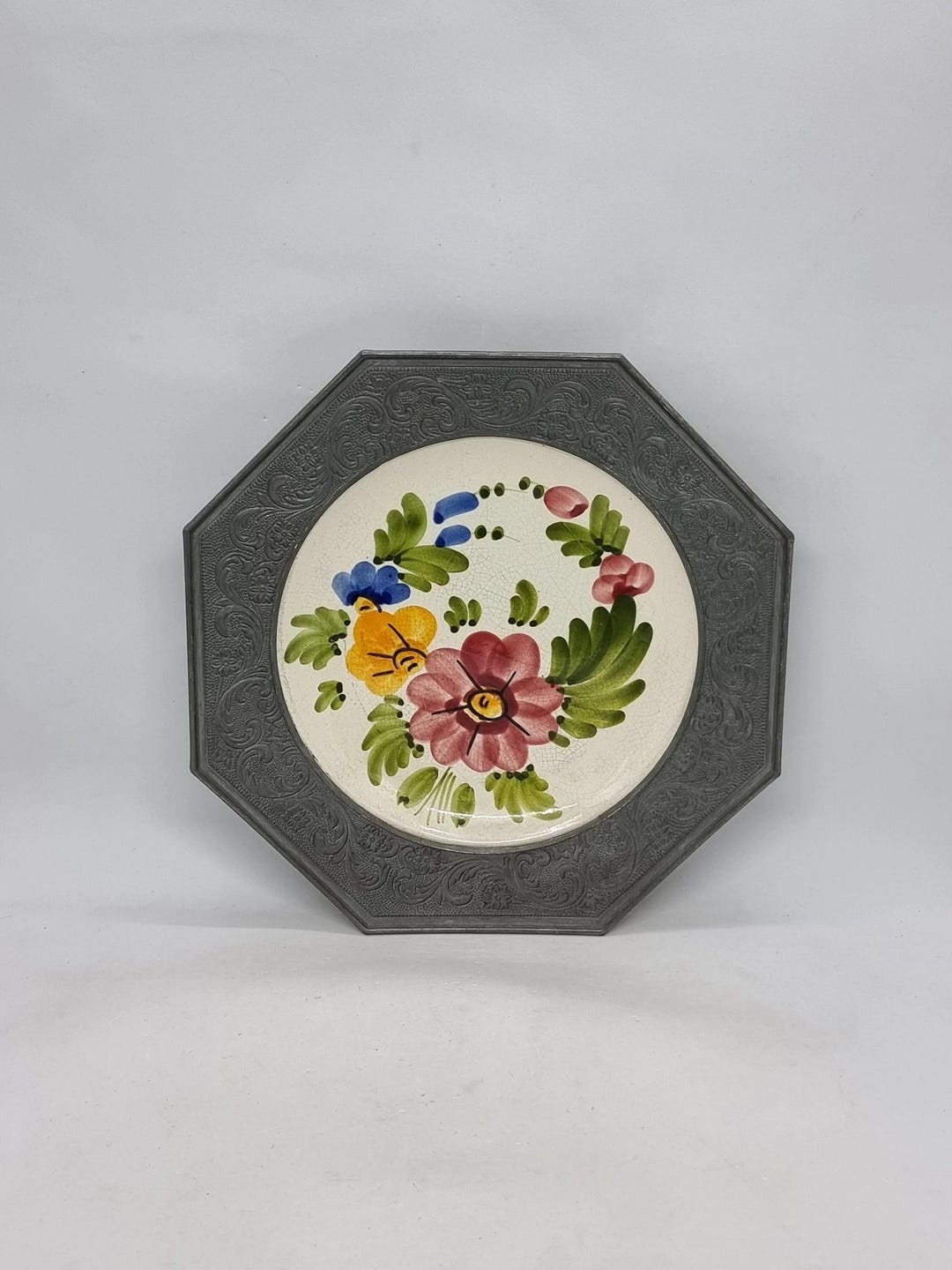 Vintage Handgemalt C.A.R. Wall Plate ,made in Germany 1950s. Unique ...