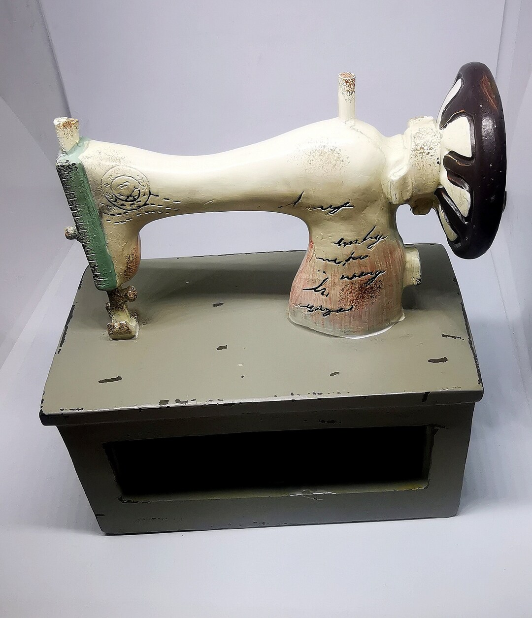 Very Rare and Unique Ceramic Sewing Machine Model. 1960s, Collectible ...