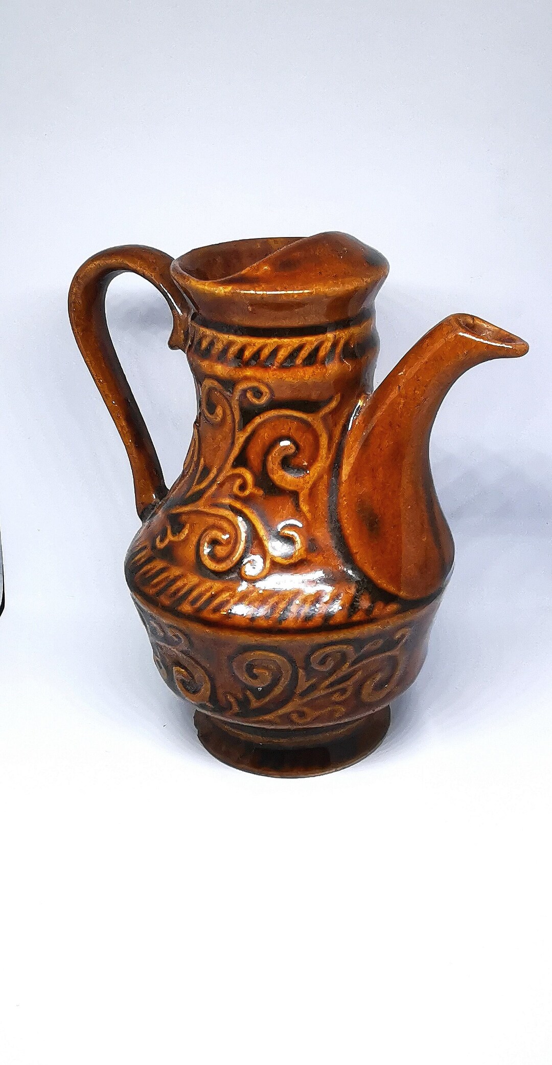 Rare 1970s, Vintage Vase / Pitcher, Cute House Motif. Collectible - Etsy