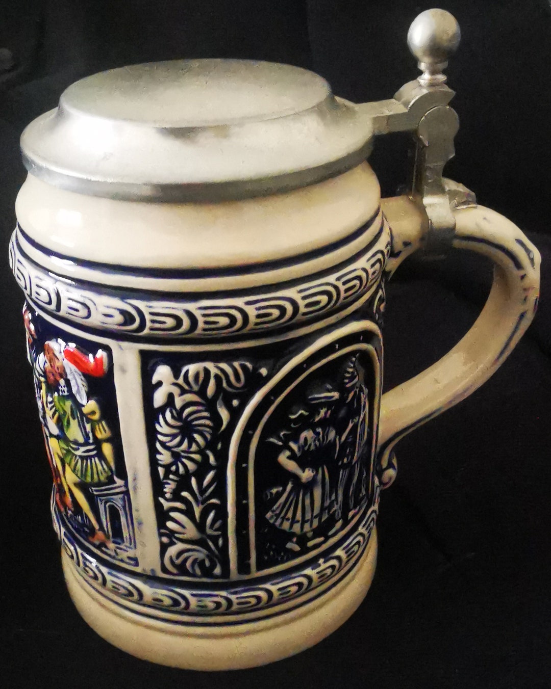 Vintage Glazed Ceramic Beer Stein/jar/mug Handmade. GERZ Collectible - Etsy