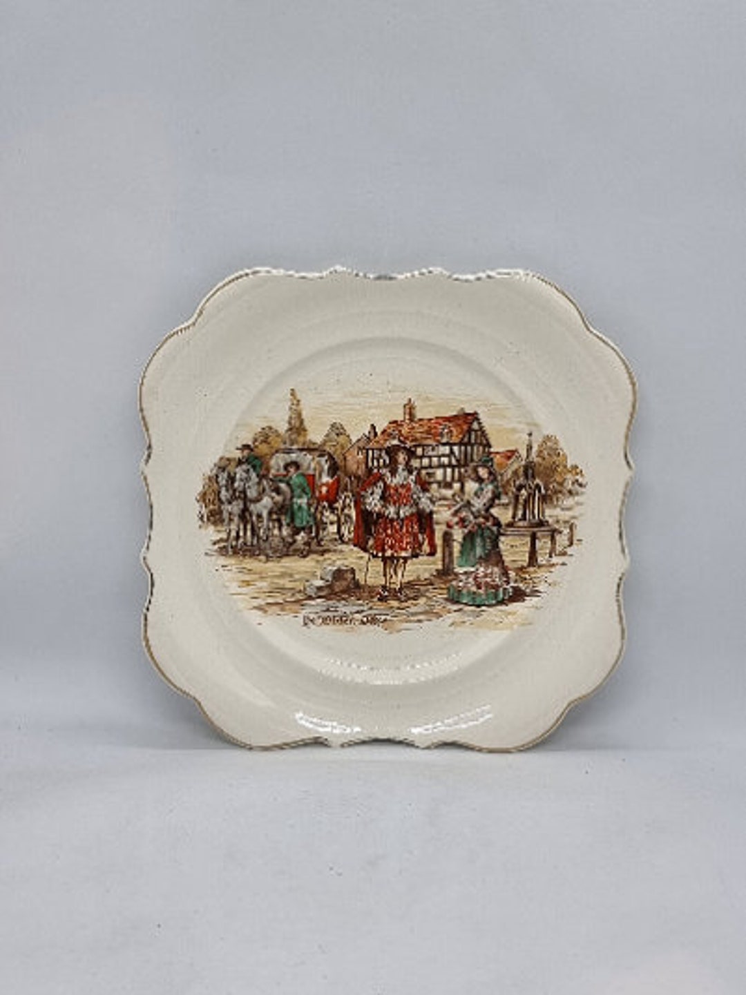 1940's Sandland Ware Lancaster Ltd Hanley England "ye Olden Days ...