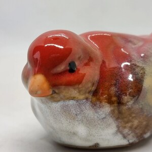 Vintage Ceramic Red Bird Figurine, Scandinavian Style, 1950s. Rare Find ...