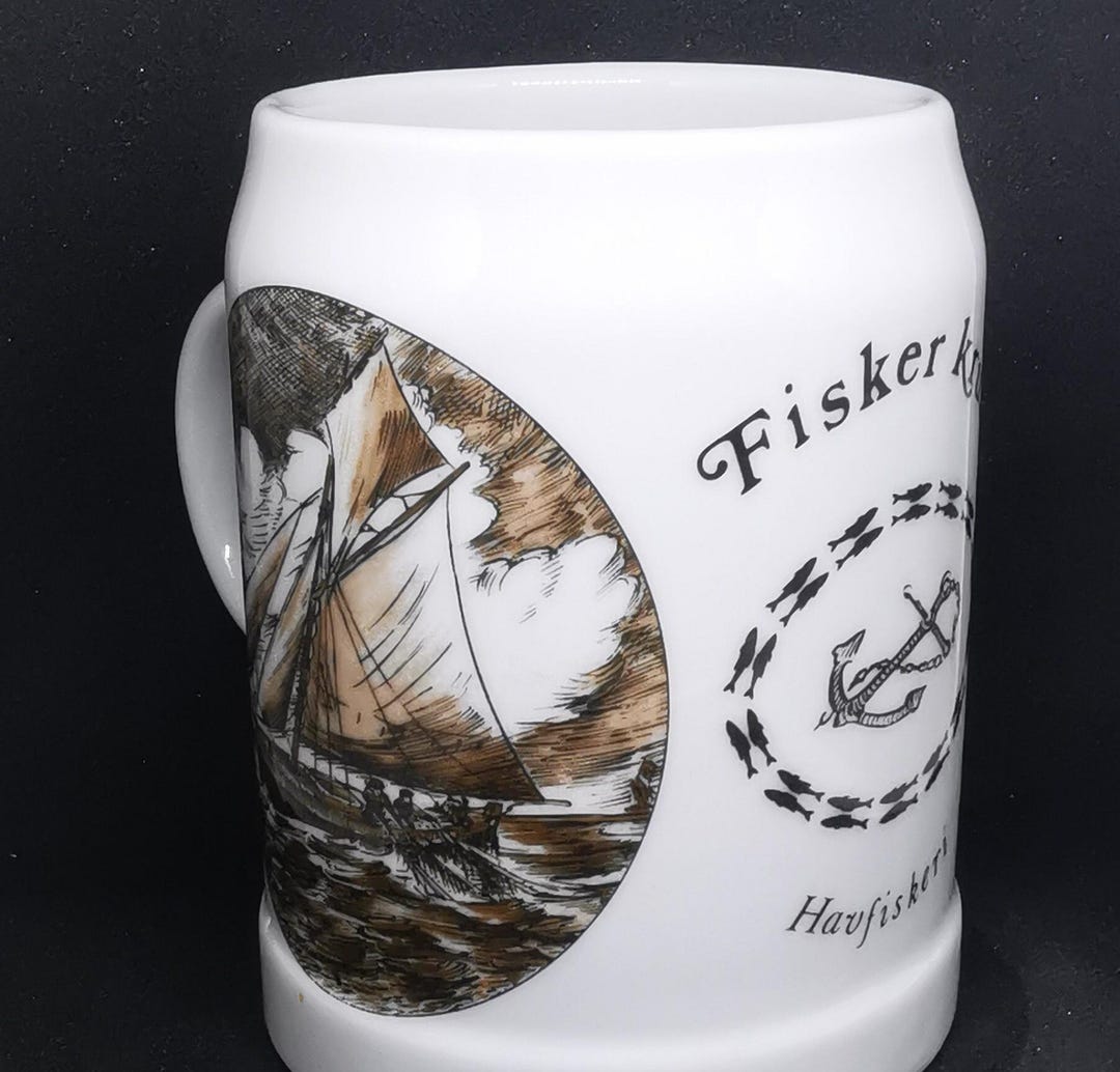 Vintage Glazed Ceramic Stein/mug Handmade in 1970s. Collectible Mug ...