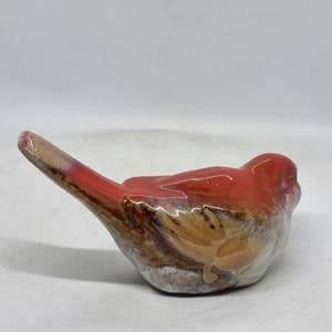 Vintage Ceramic Red Bird Figurine, Scandinavian Style, 1950s. Rare Find ...