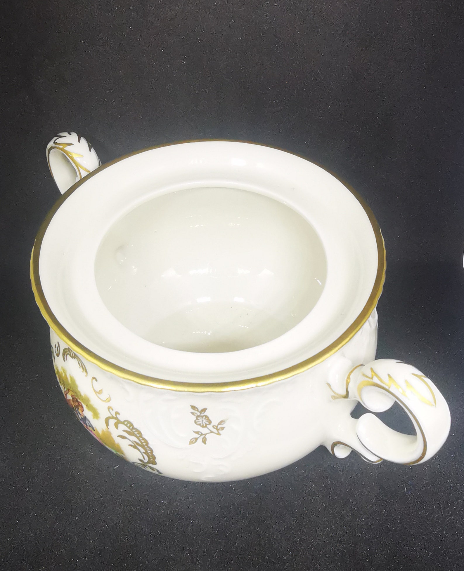 Vintage Zeh Scherzer Bavaria Porcelain Sugar Bowl, Made in Germany ...