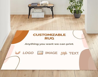 Custom Rug, Custom Image Rugs, Custom Rug With Your Logo, Custom Rug ...