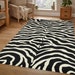 Zebra Rug, Zebra Pattern Rug, Zebra Fur Pattern Rug, Animal Decor Rug ...