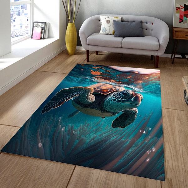 Turtle Runner Rug - Etsy