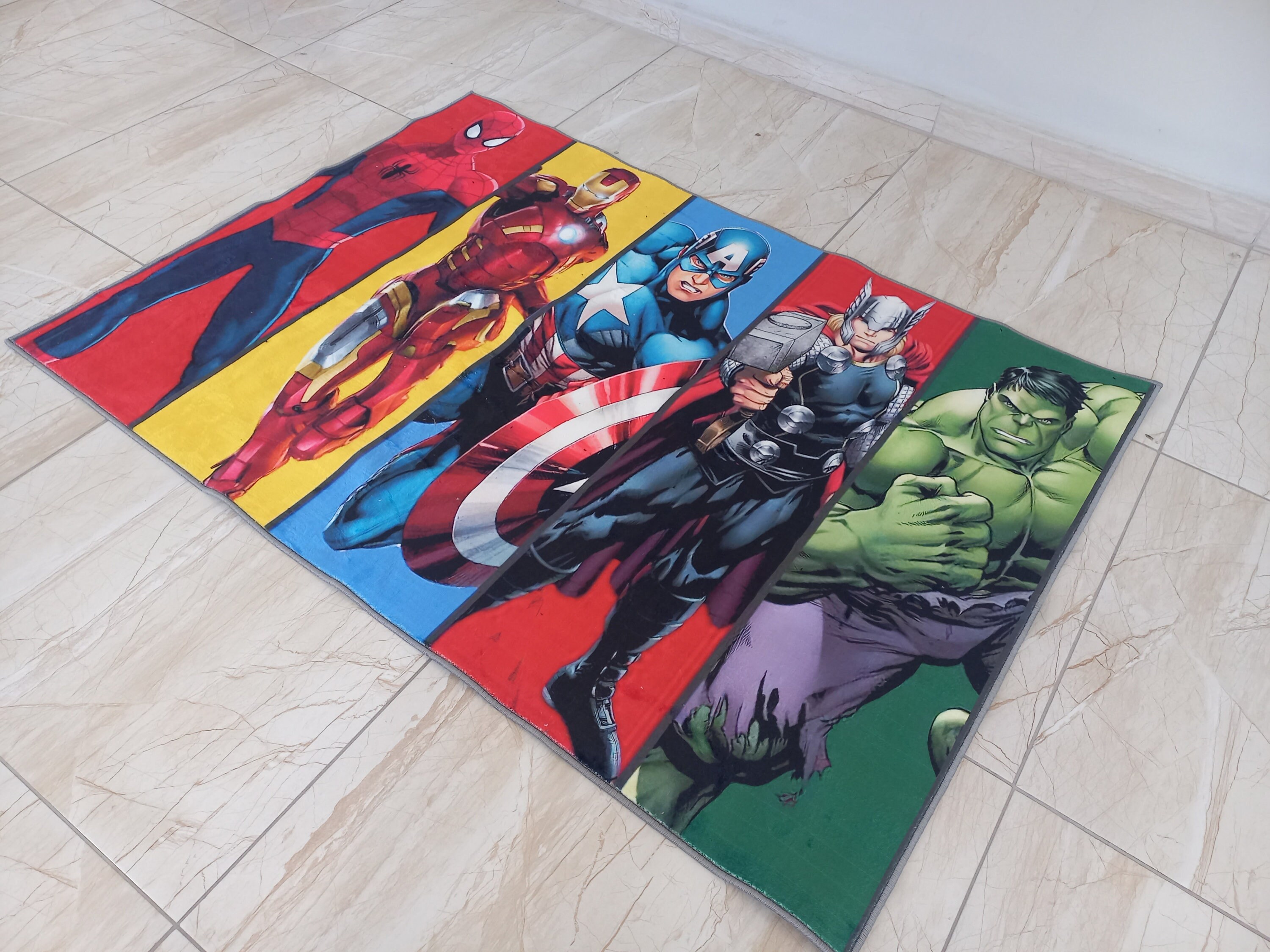 Super Hero Rug, Hulk Rug, Spiderman Rug, Iron Man Rug, Avenger Rug ...