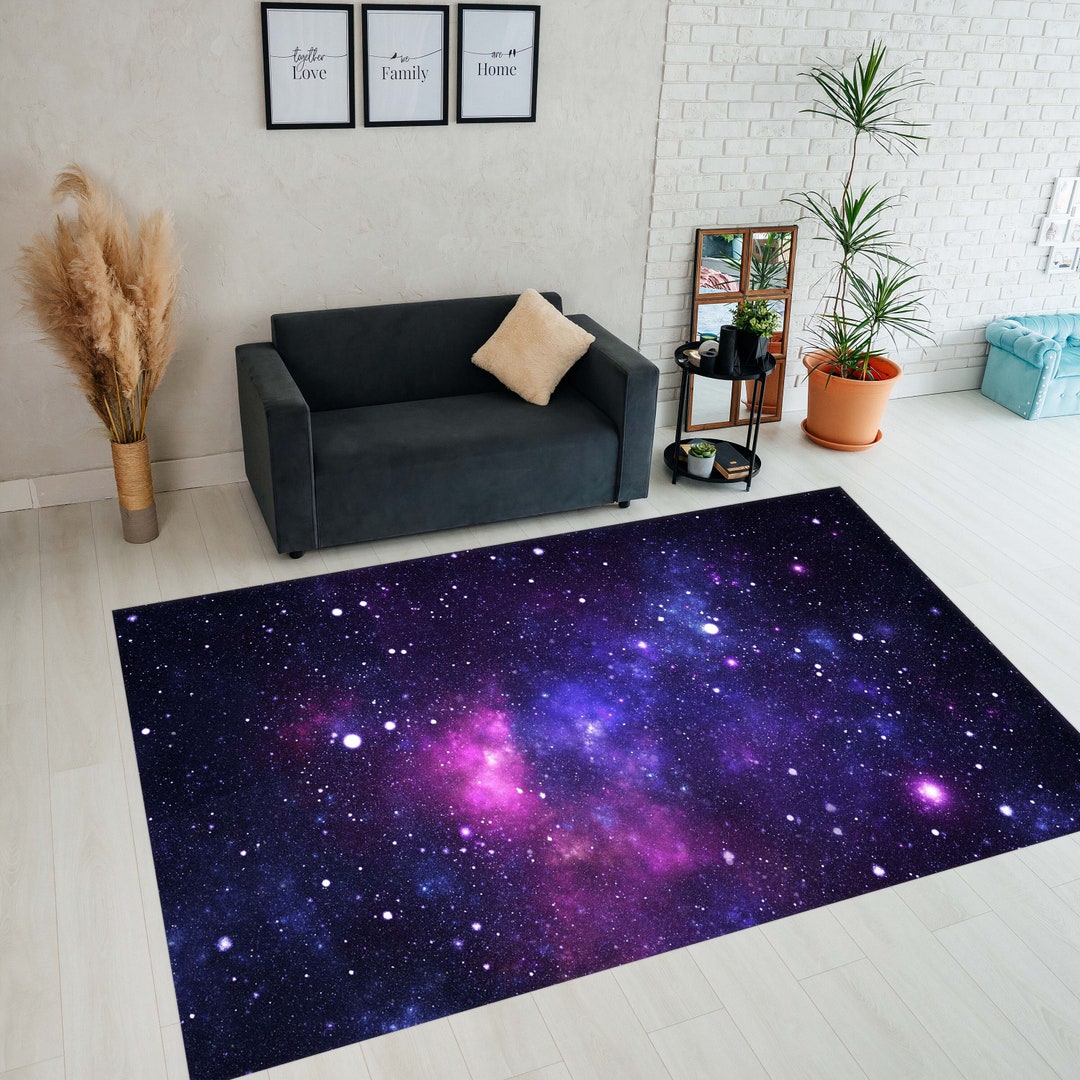 Sky Rug, Stars Rug, Space Rug, Galaxy Rug, Glowing Rug, Living Room Rug ...