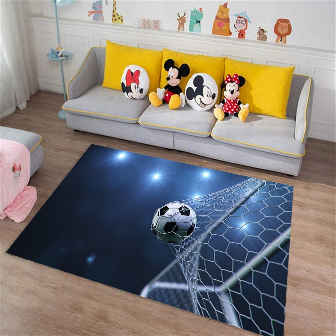 Soccer Rug, Football Rug, Football Ball Rug, Sport Rug, Kids Room Rug ...