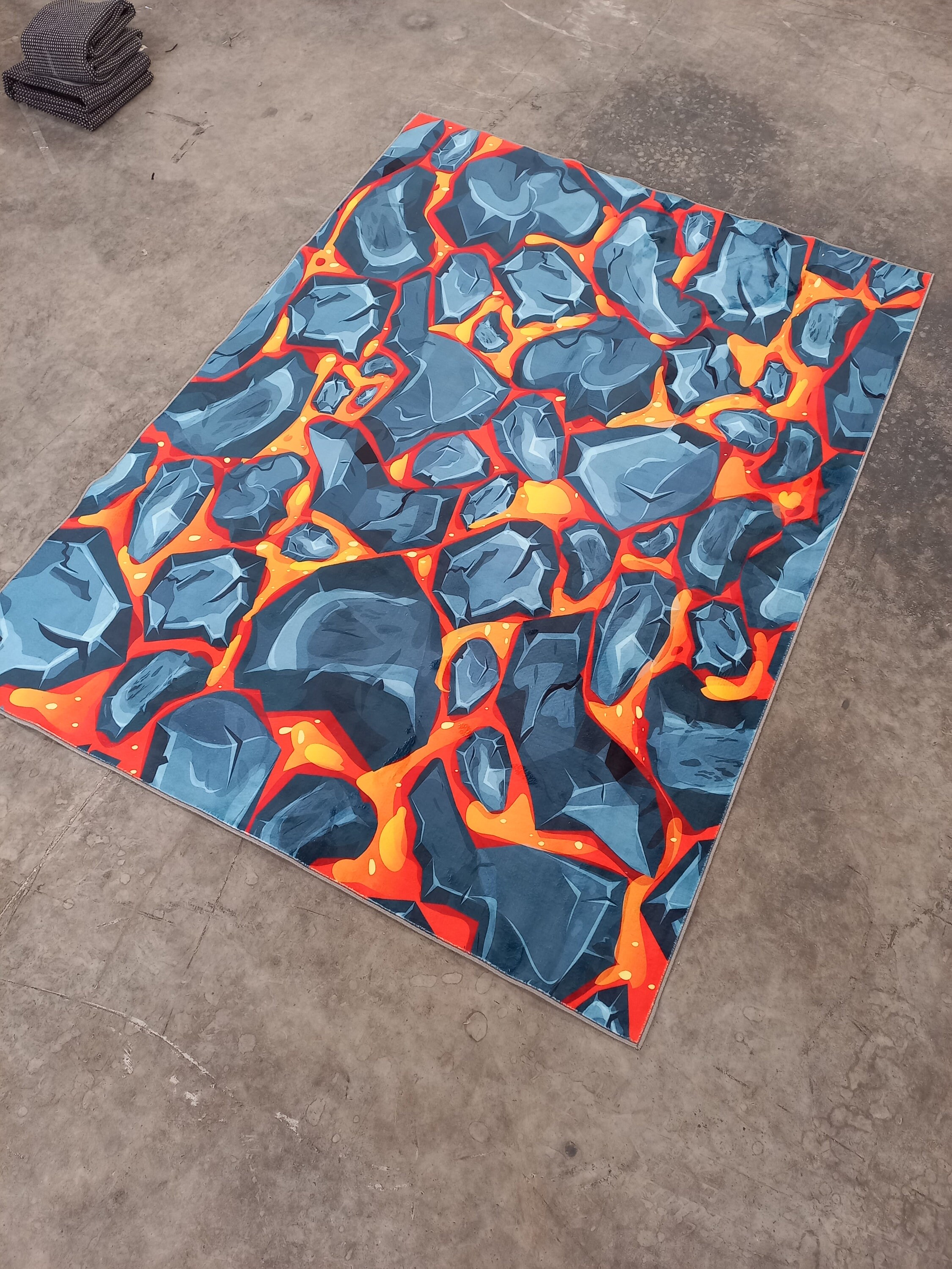 Lava Rug, Hot Lava Rug, Lava Pattern Rug, Volcano Rug, Living Room Rug ...