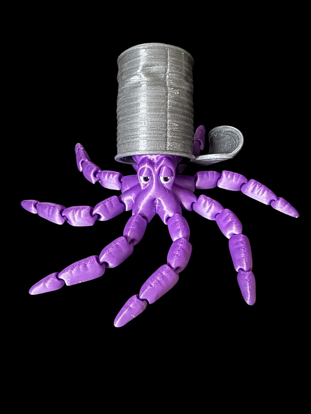 3d Printed Trashcan Ollie the Octopus ,display Piece or Party Piece - Etsy