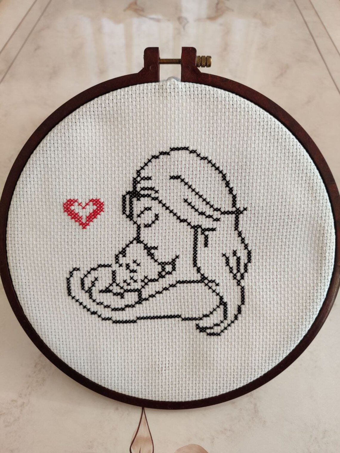 Mom Baby Cross Stitch, Newborn Baby Cross Stitch Pattern, Baby Shower ...