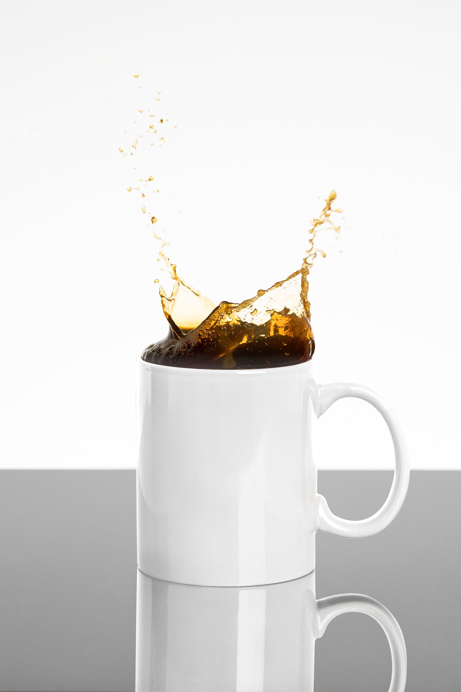 Simple & Elegant Plain White Coffee Mug - Versatile Ceramic Mug for ...