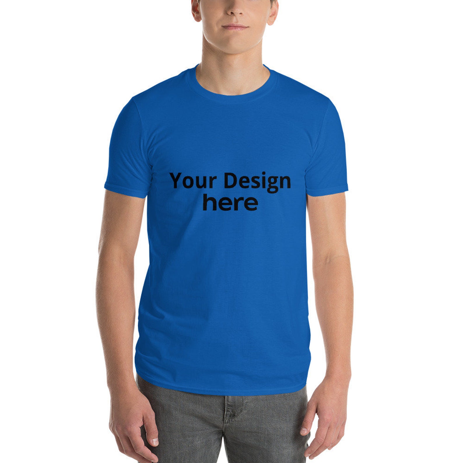 Custom T-shirt - Personalize Your Own Design Here, DIY Short-sleeve Tee ...