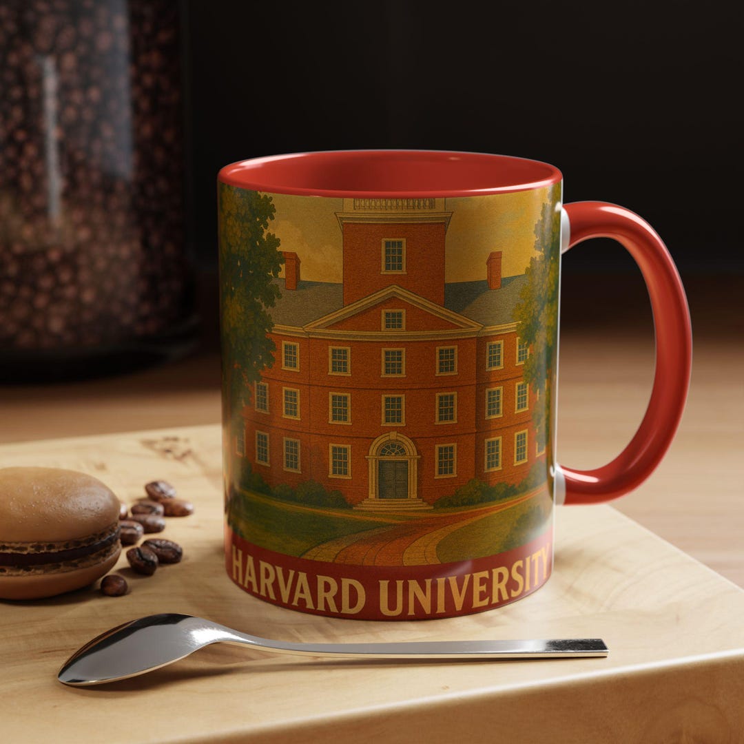 Harvard University Mug | Vintage Ivy League Campus Souvenir | Historic ...