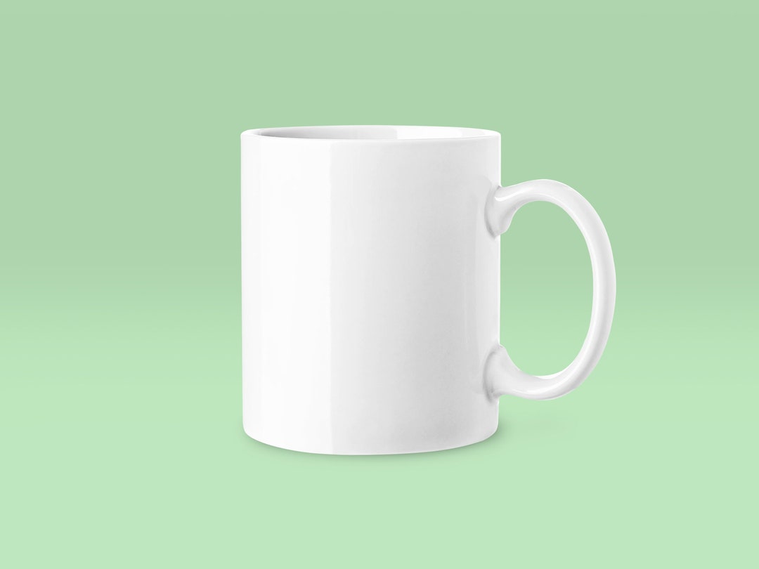 Simple & Elegant Plain White Coffee Mug - Versatile Ceramic Mug for ...
