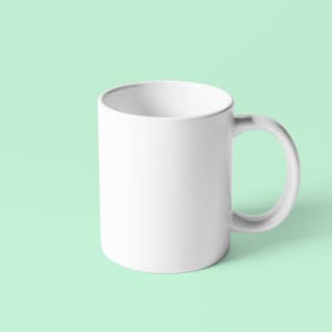 Simple & Elegant Plain White Coffee Mug - Versatile Ceramic Mug for ...