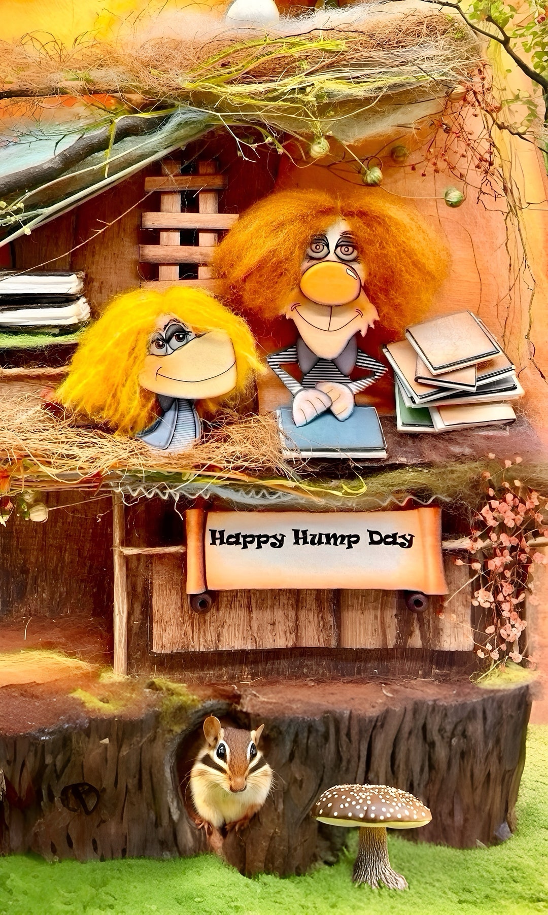 Happy Hump Day, Office Wall Art, Lunchroom Poster, Cubicle Wall Decor ...