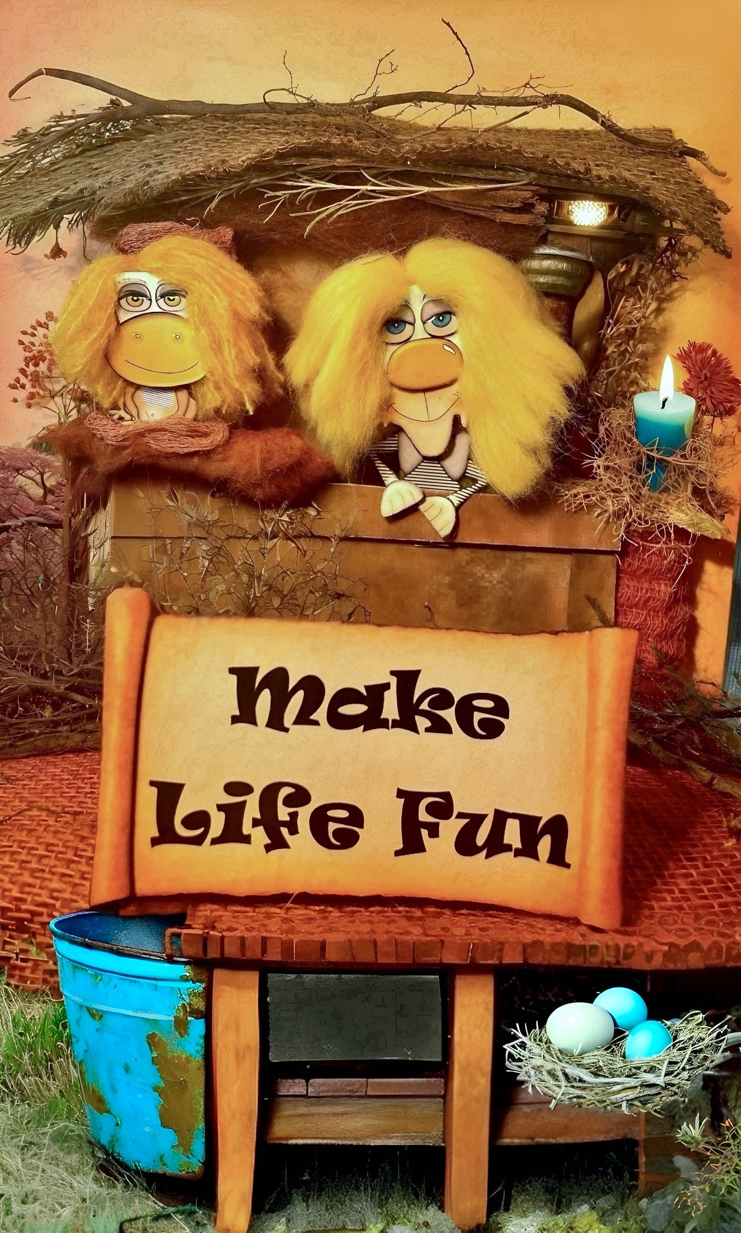Make Life Fun, Digital Download, Instant Printable, Positive ...