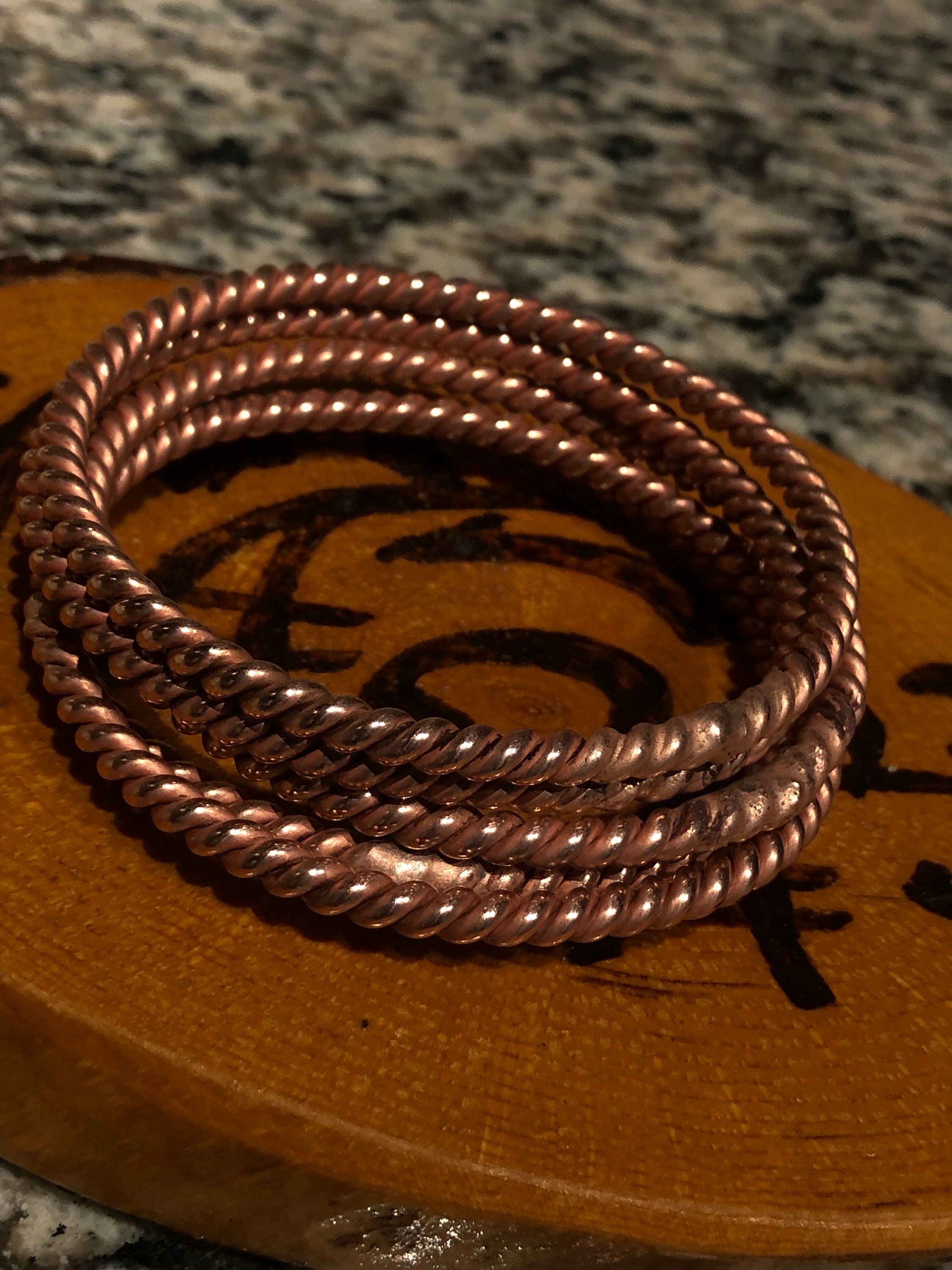 Indigo Cubit 10 Gauge Tensor Ring Bracelets - Etsy