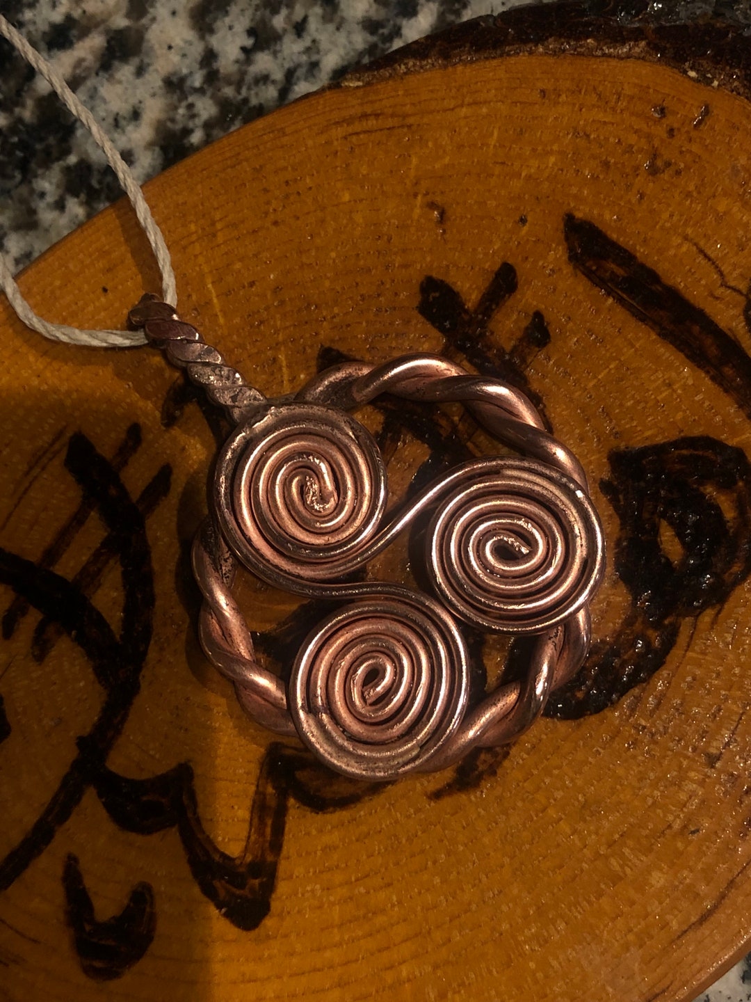 Lost Cubit 177mhz Triskelion Tensor Ring Pendent brazed - Etsy