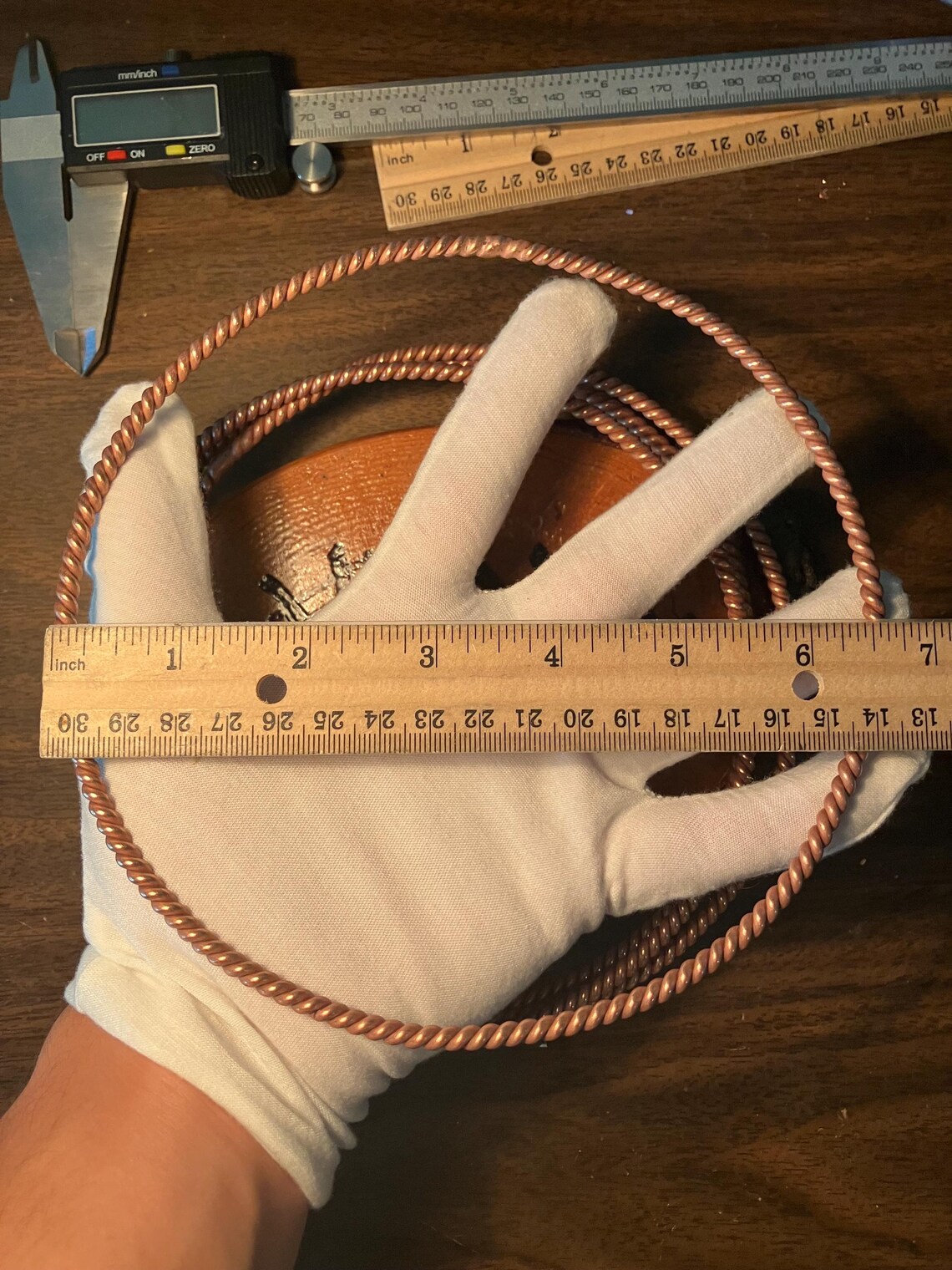 Smart Meter Tensor Ring: Sacred Egyptian Cubit, 144mhz Copper - Etsy