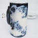 Very Rare Flanders Victorian Flow Blue Pitcher | Antique Flanders Stoke ...