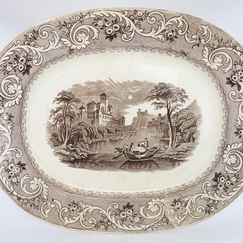 Transferware Platter - Etsy