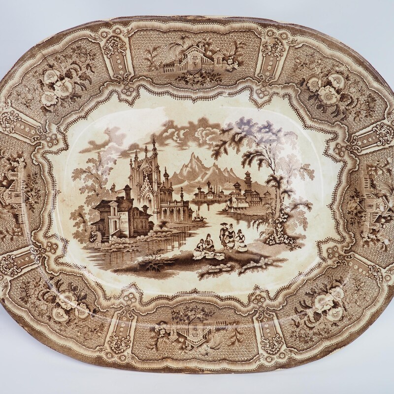 Transferware Platter - Etsy