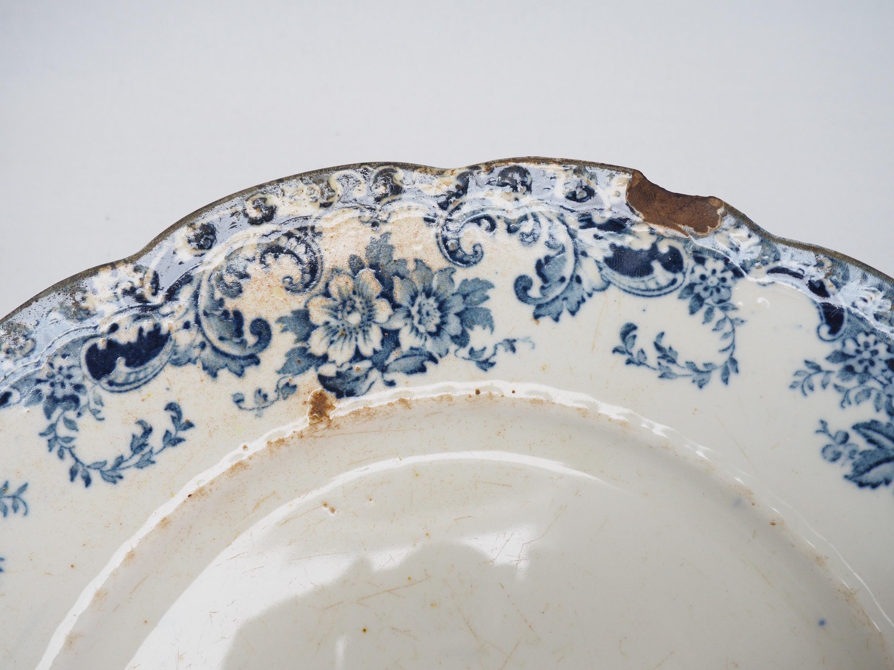 Rare Antique Victorian/edwardian Bishop & Stonier England Plates With ...