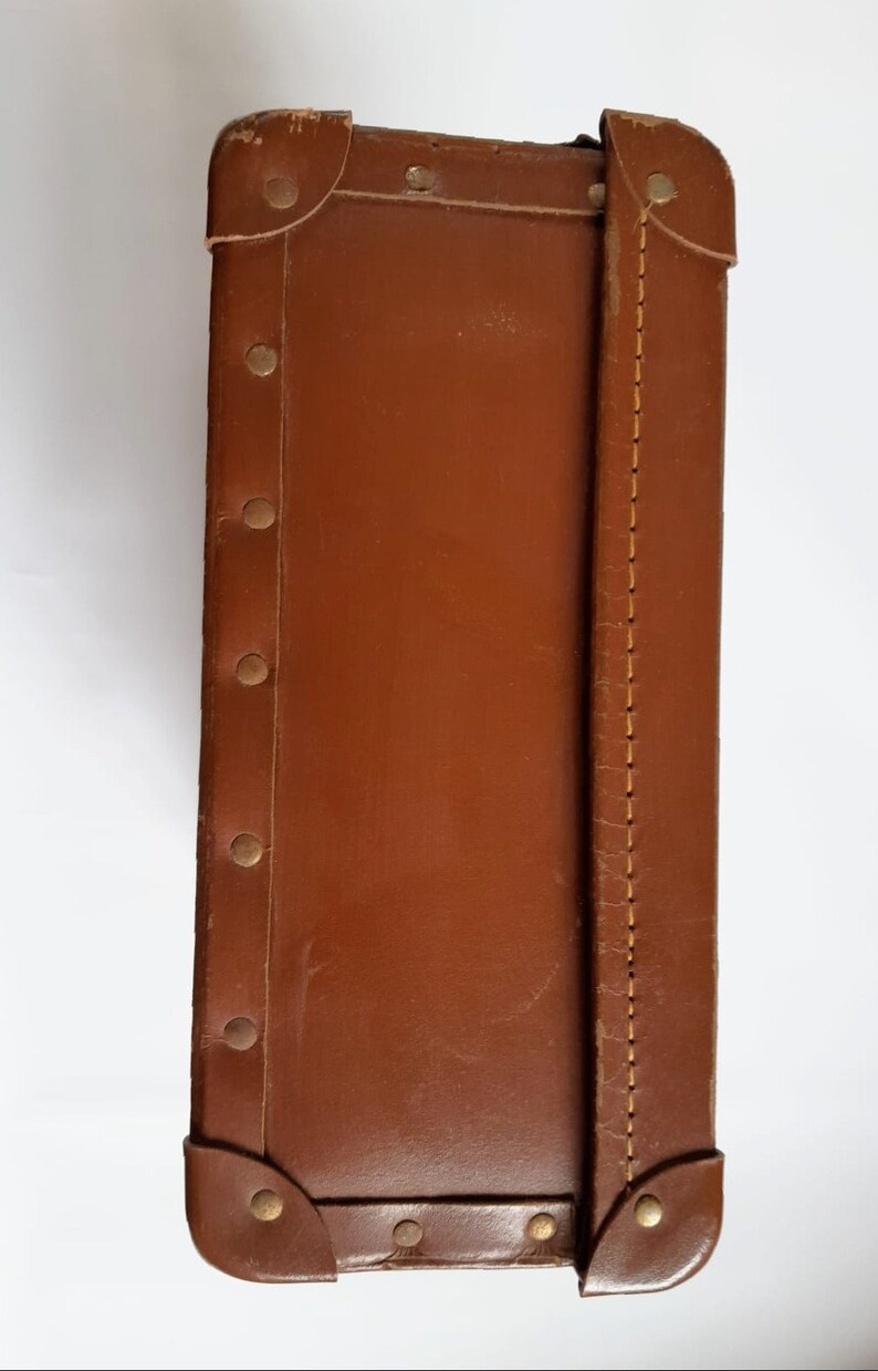 Vintage Cheney Cardboard Suitcase England Retro Suitcase Preloved ...