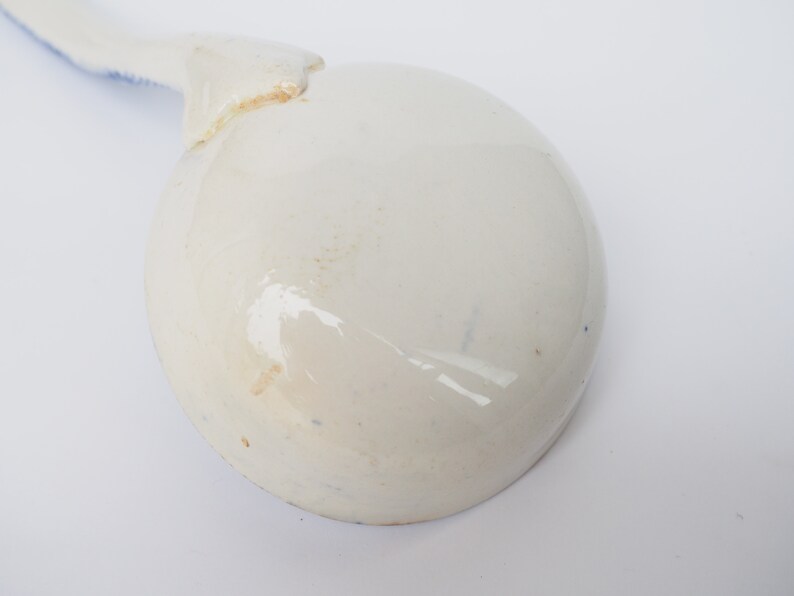 Victorian Serving Ladle | Mid 19th Century Ceramic Soup Ladle | Vintage ...