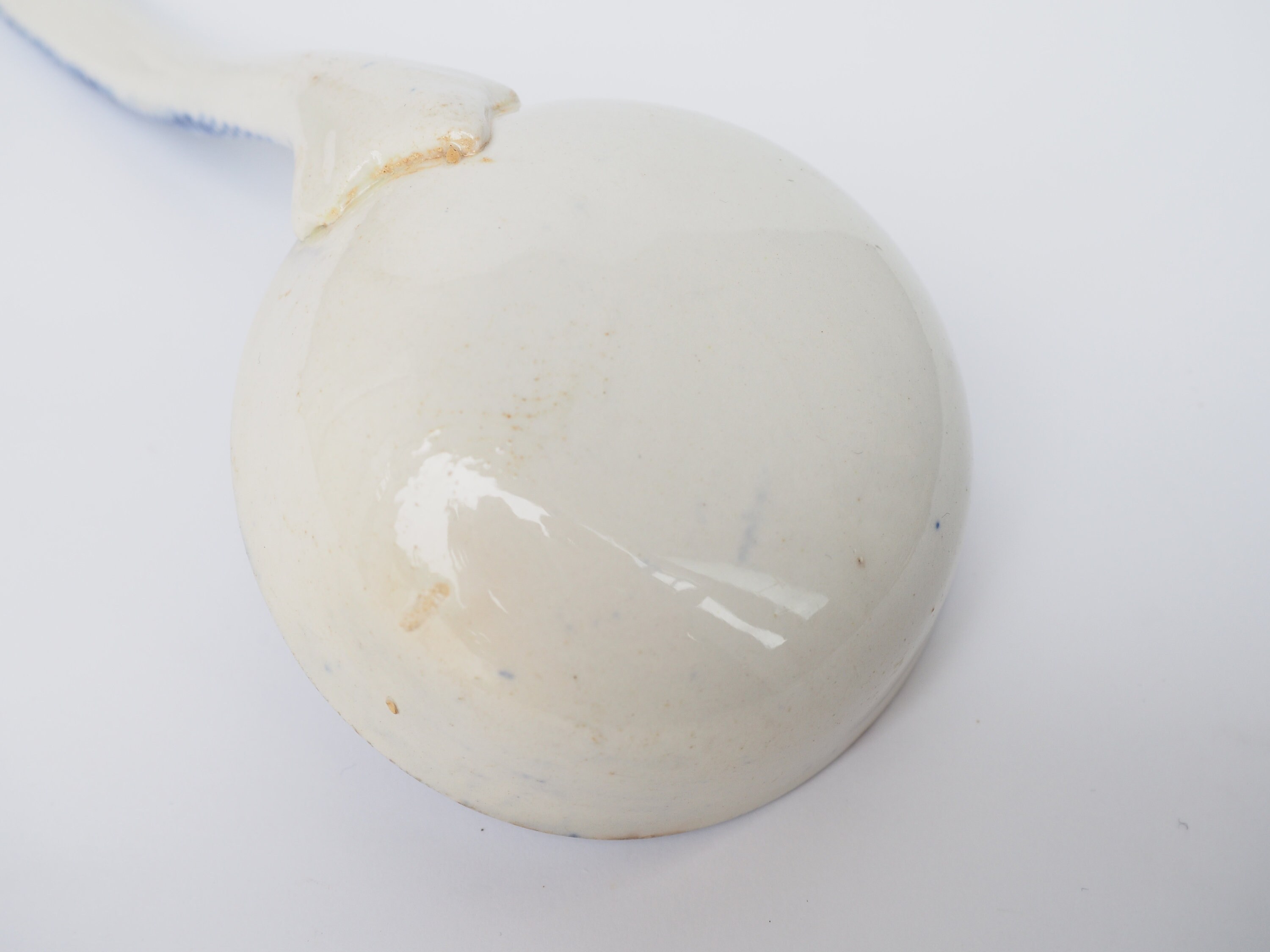 Victorian Serving Ladle | Mid 19th Century Ceramic Soup Ladle | Vintage ...