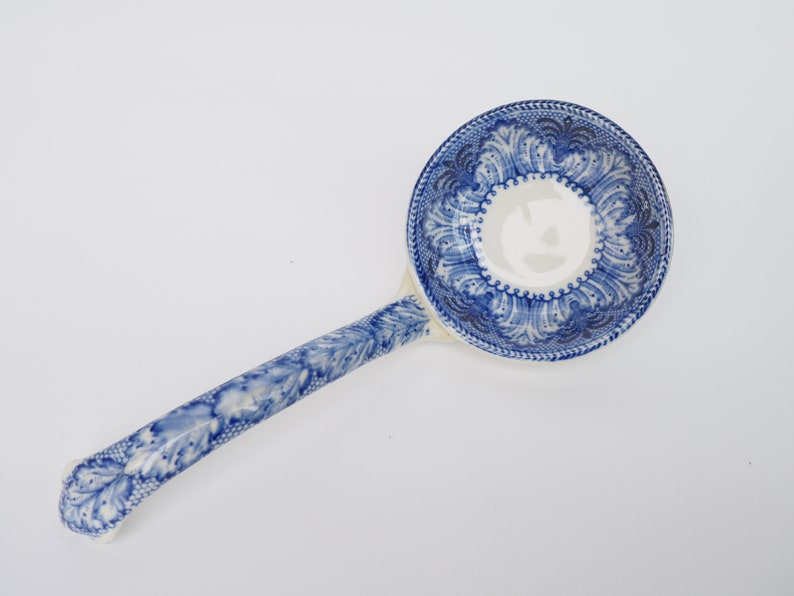 Victorian Serving Ladle | Mid 19th Century Ceramic Soup Ladle | Vintage ...