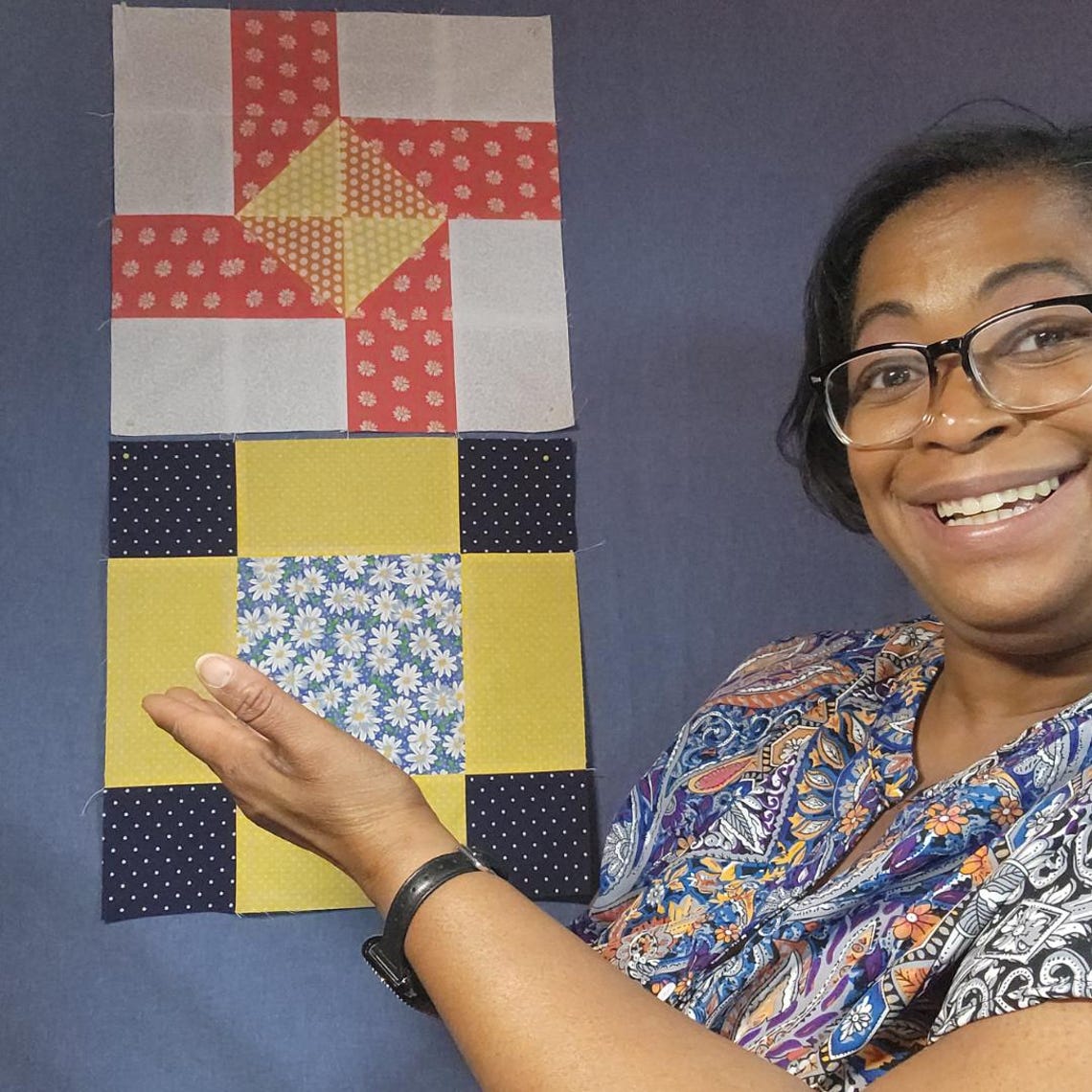 Uneven 9 Patch Quilt Block Pattern: Beginner-friendly Design (PDF ...