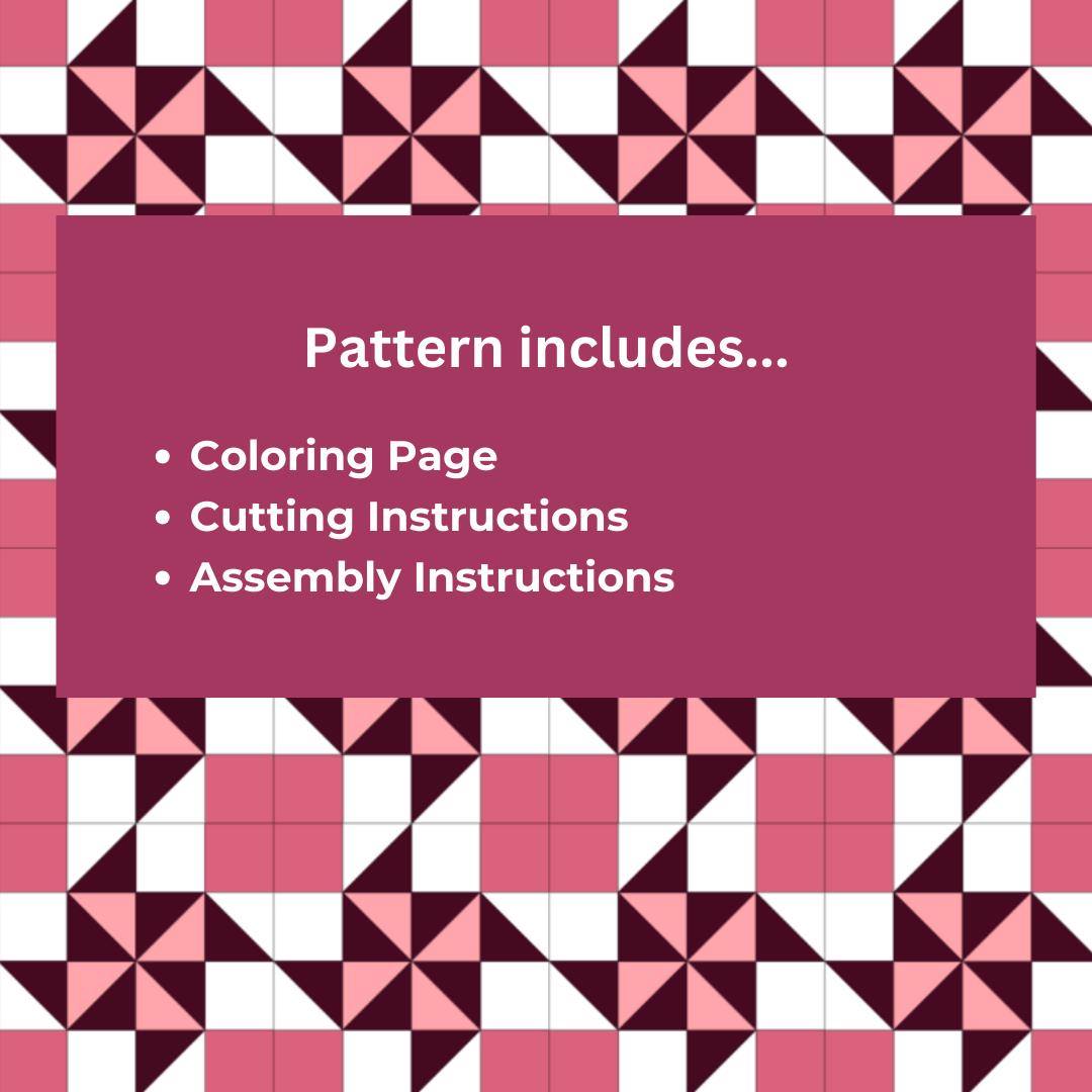 Uneven 9 Patch Quilt Block Pattern: Beginner-friendly Design (PDF ...