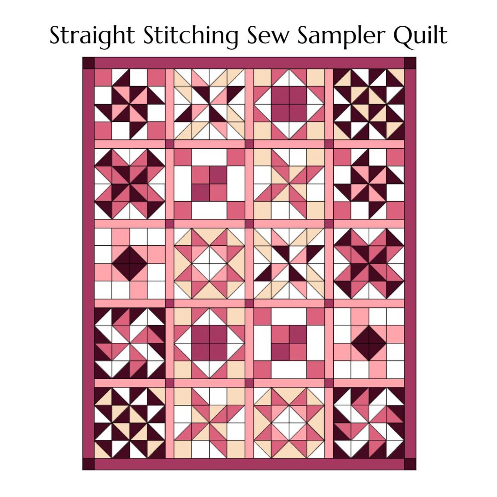 Uneven 9 Patch Quilt Block Pattern: Beginner-friendly Design (PDF ...