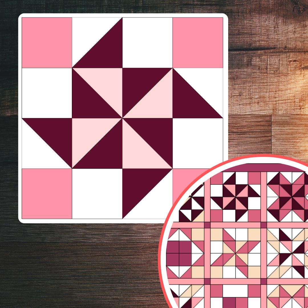 Flying-x Quilt Block Pattern | Digital Quilt Block | PDF Quilt Block ...