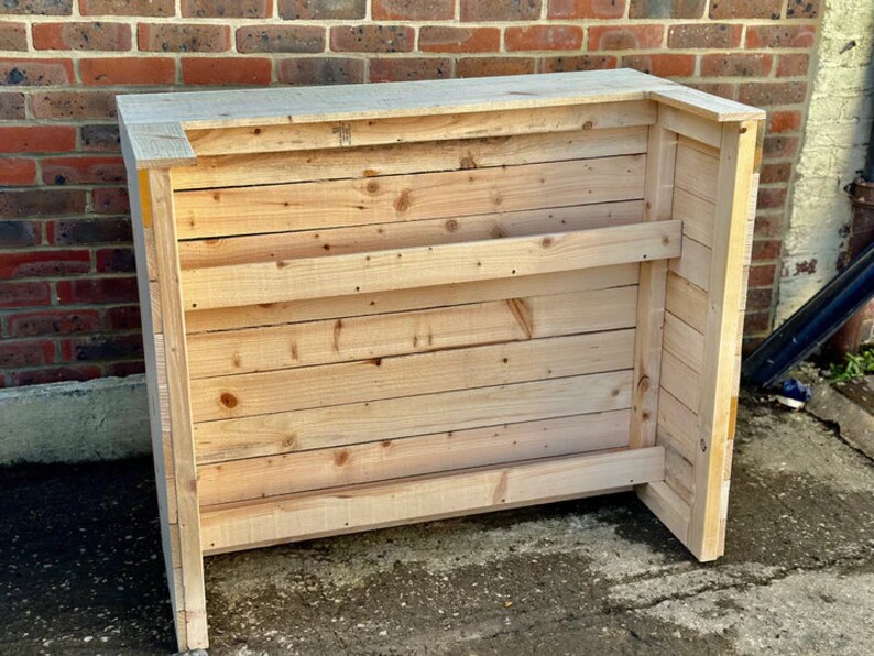 Rustic Wooden Pallet Bar Industrial Style Bar Reclaimed - Etsy