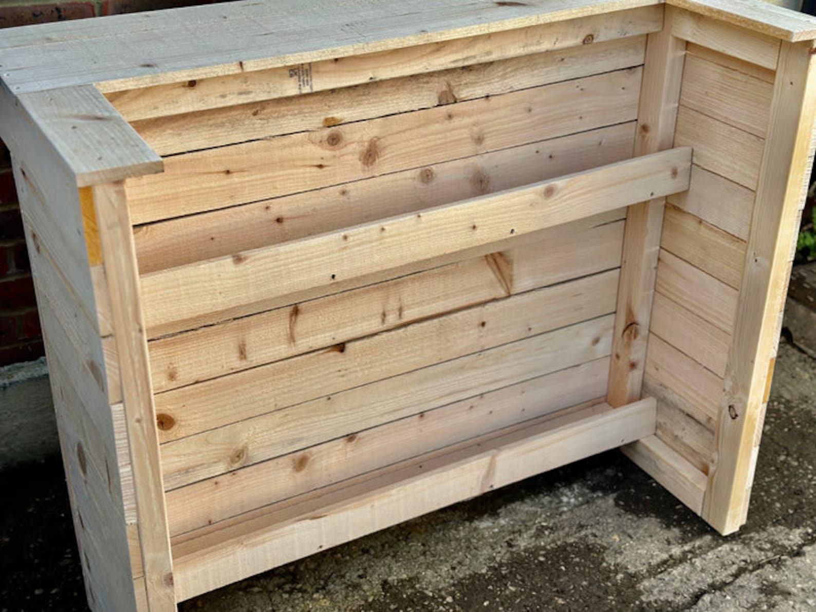 Rustic Wooden Pallet Bar Industrial Style Bar Reclaimed - Etsy